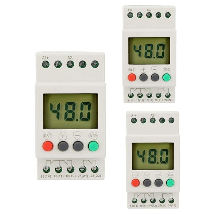 Jual ABHU Voltage Detection Relay SVR1000 Voltage Protection Digital ...