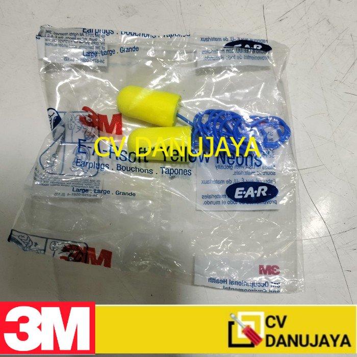 Jual Yellow Neons Ear Plug Pelindung Sumbat Telinga Corded 3M 311-1251 ...