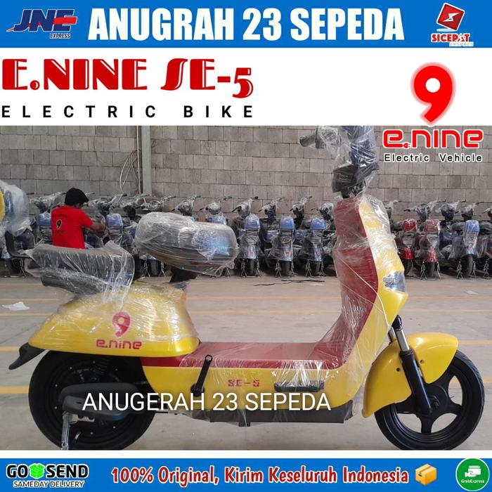 Jual Sepeda Listrik E-Nine SE 5 Electric Bike 500 Watt 48V 12AH ...