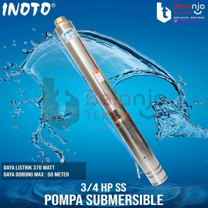 Jual Inoto Pompa Air Celup Satelit Submersible Pump 3/4 HP SS 3" Inch ...