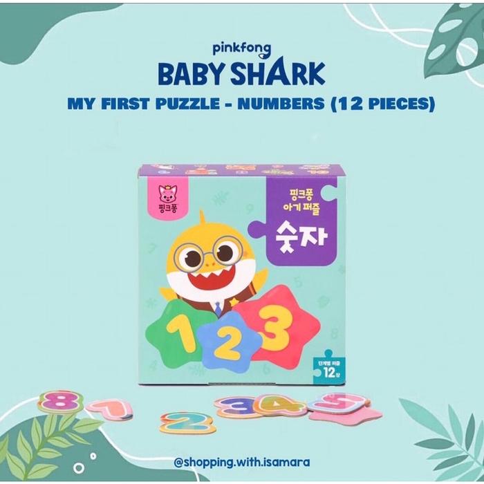 Jual Pinkfong Baby Shark My first Puzzle - Numbers 12 Pieces Puzzle ...