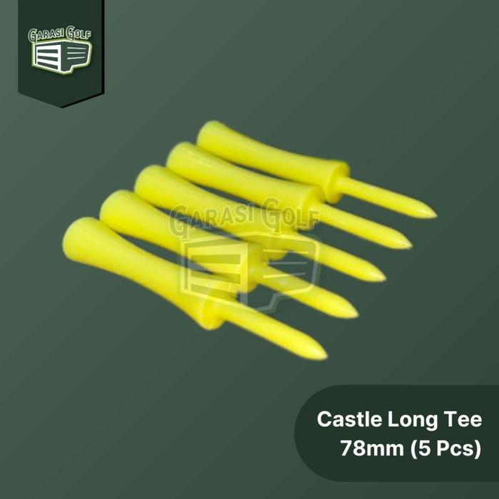 Promo Castle Tee 78mm 5 Piece - Golf Plastic Panjang Long Driver ...