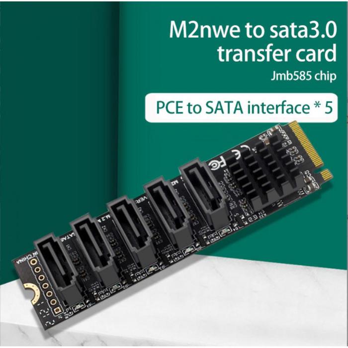 Jual Nvme To Sata Expansion Card M.2 To Sata Adapter M2 Connector ...
