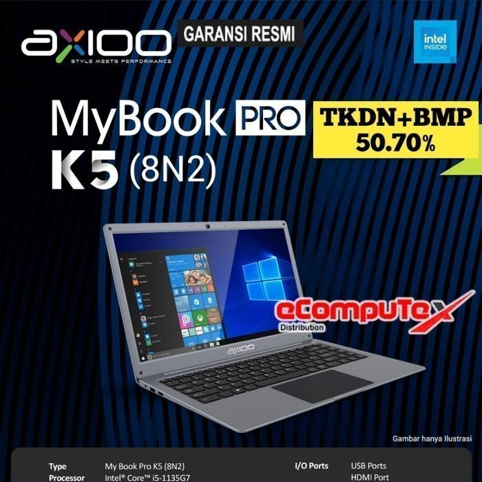 Jual LAPTOP AXIOO MYBOOK PRO K5 (8N2) i5 8GB 256GB 14"FHD IPS TKDN RESMI - Jakarta Barat ...
