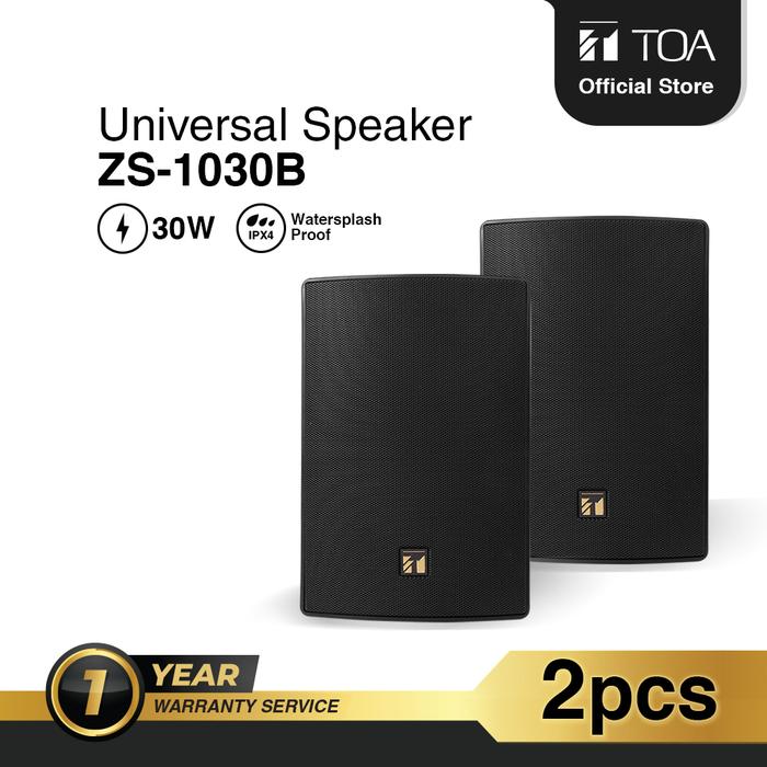 Promo TOA Bundling 2 PCS ZS-1030 Black Universal Speaker 30 W Cicil 0% ...