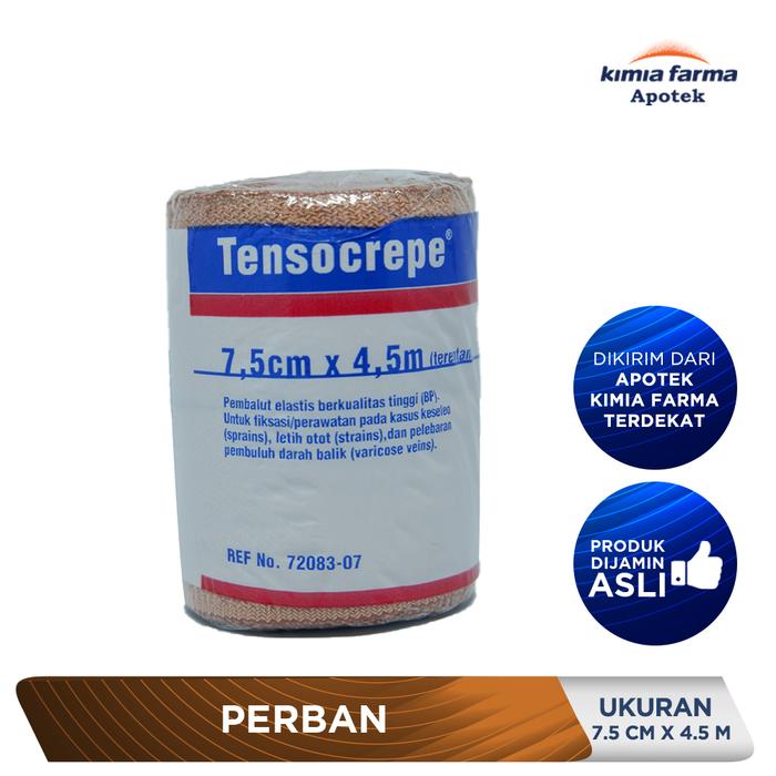 Jual TENSOCREPE 7.5 CM X 4.5 M / PERBAN ELASTIS / KIMIA FARMA - Jakarta ...