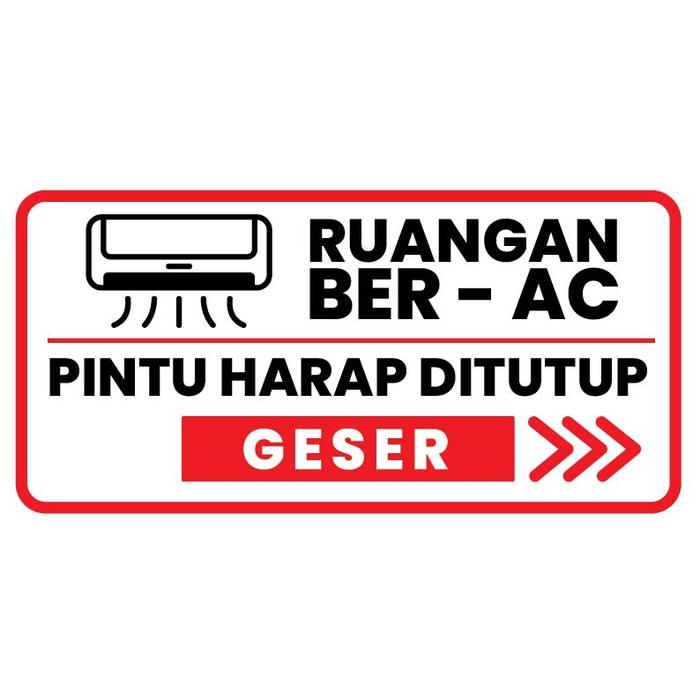 Jual STIKER TUTUP PINTU | STIKER RUANGAN AC | STIKER TUTUP PINTU ...