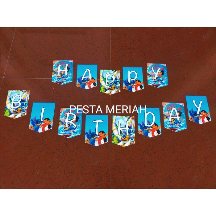Jual BANNER STICH / BANNER HAPPY BIRTHDAY STITCH / BANNER HBD STITCH ...