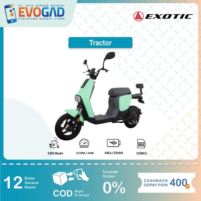 Jual Sepeda Listrik Exotic Tractor Motor Listrik Exotic Tractor Garansi ...