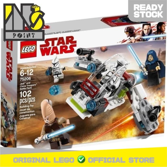 Promo LEGO 75206 - Star Wars - Jedi and Clone Troopers Battle Pack ...