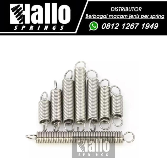 Jual Per pegas tarik kawat 1,5mm od 10mm panjang 50mm stainless ...