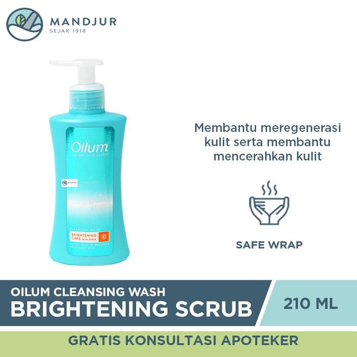Jual Oilum Brightening Care Cleansing Wash 210 mL - Sabun Cair Colagen ...