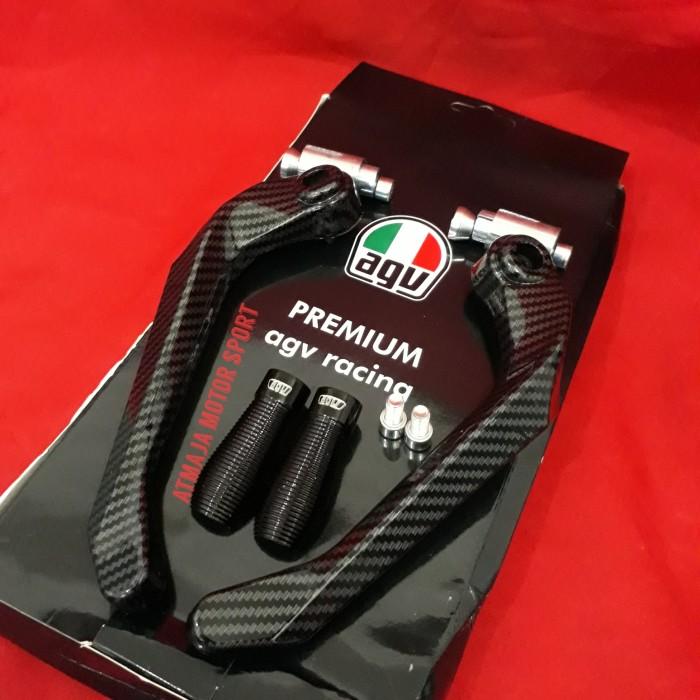 Jual PROGUARD HANDGUARD MOTOR AGV PREMIUM CNC CARBON NINJA 250 XMAX CBR ...