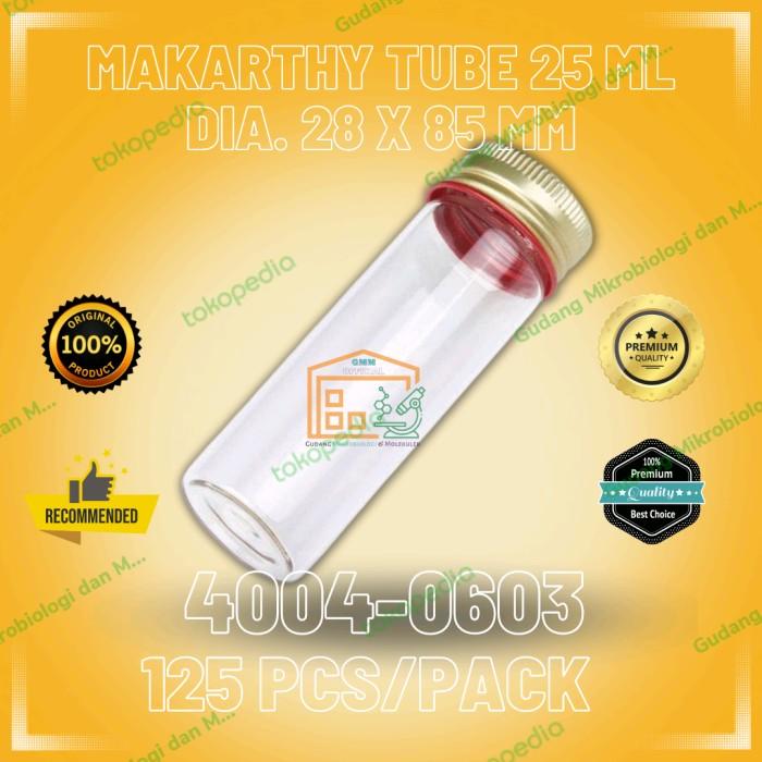 Jual Makarthy Tube 25 ml, Autoclavable, 125 Pcs/Pack - Kab. Bogor - Bismillah Lab | Tokopedia