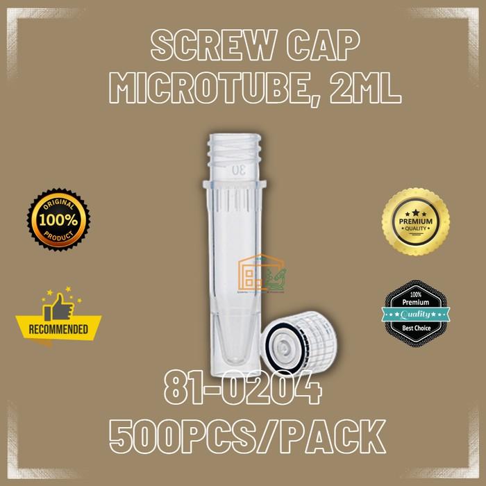 Jual Screw Cap Microtube with Cap, 2 ml, 500 pcs/pack - Kab. Bogor - Bismillah Lab | Tokopedia