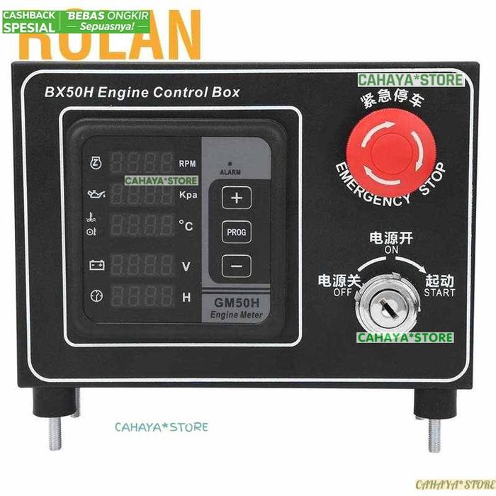 Jual C.S Generator Digital Diesel Engine Monitor Control Box Panel DC 8-36V - Kota Surabaya ...