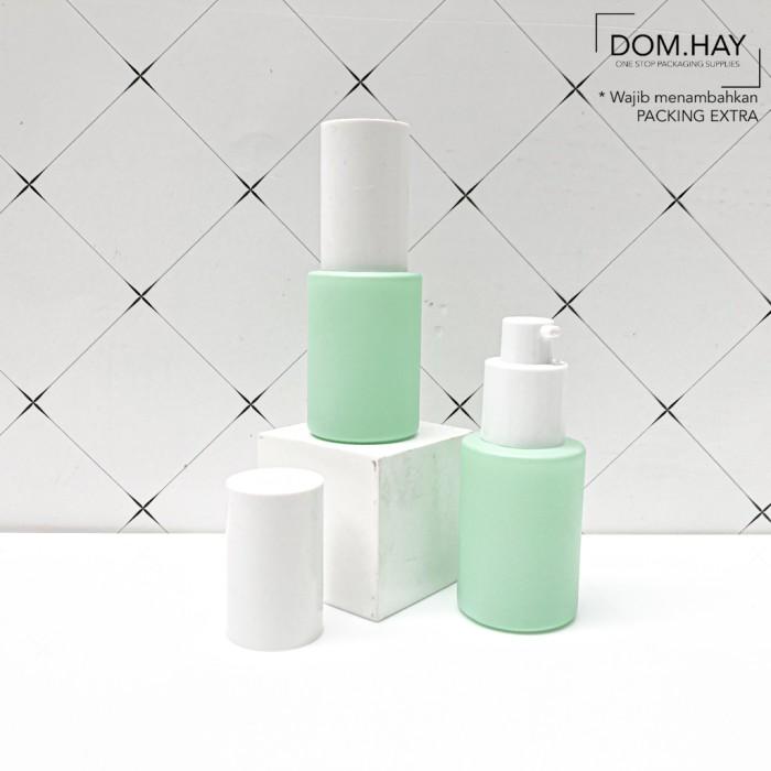 Jual 30ml Botol Pump Kaca Pastel 7UK Skin Care Luxury Packaging DHJB ...