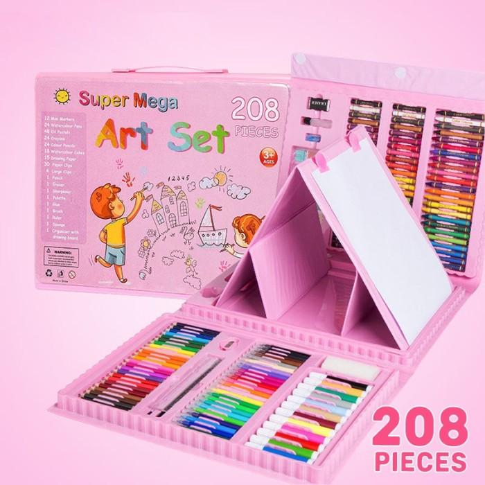 Jual Alat Lukis Set 208 Pcs Alat Menggambar Melukis Anak-Anak Art ...