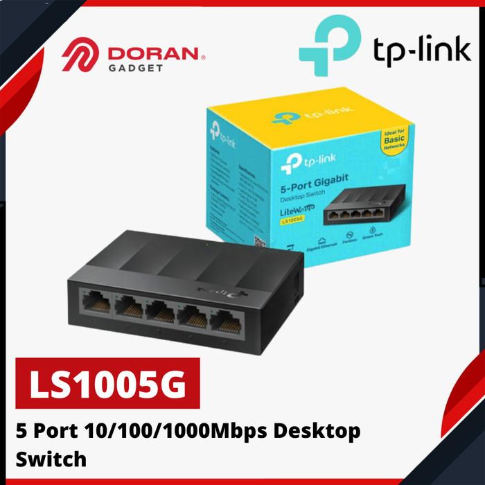 Jual TP-Link 5 Port LS1005G Gigabit Tplink Desktop Switch Hub LS1005 G ...