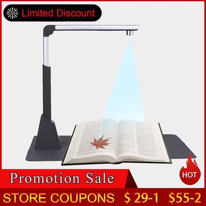 Jual Portable Adjustable A3 10 Megapixel Document Scanner Book - Kota ...