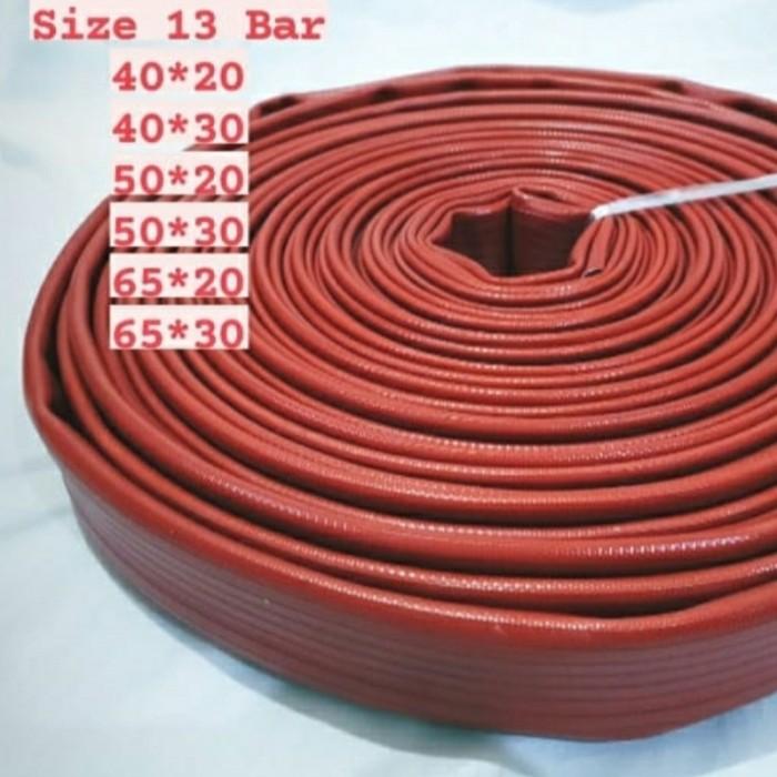 Jual firehose rubber merah 1,5inch 40mmx30m selang pemadam Hydrant Best ...