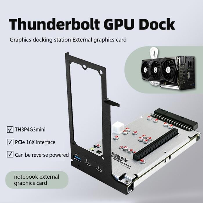 Jual mini GPU Dock Thunderbolt Kompatibel Kartu Grafis Laptop Komputer ...