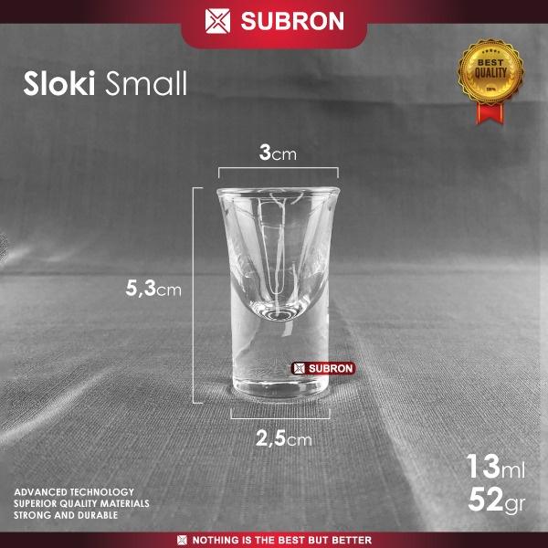Promo SUBRON Gelas Sloki Kaca Kecil One Shot Glass Minum Cantik Lucu ...