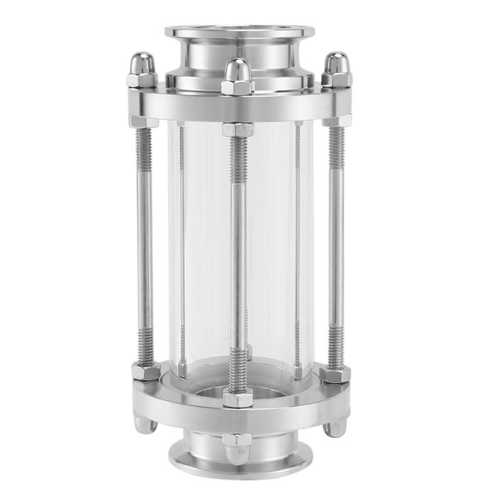 Jual In-Line Sight Glass with Clamp End, Flow Sanitary Straight Sight ...