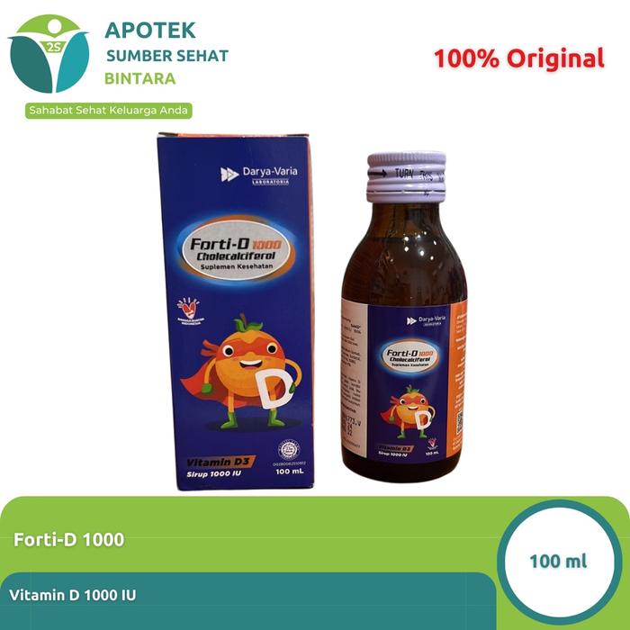 Jual Forti D 400 IU Sirup | Forti D 1000 IU Sirup | Vitamin D3 untuk ...