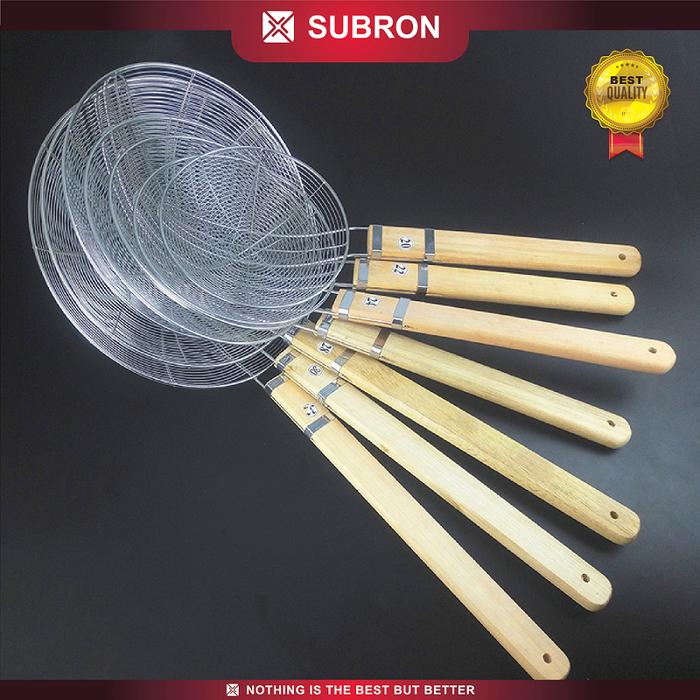 Promo SUBRON Saringan Mie 26cm Serok Besar Parabola Dapur Minyak ...