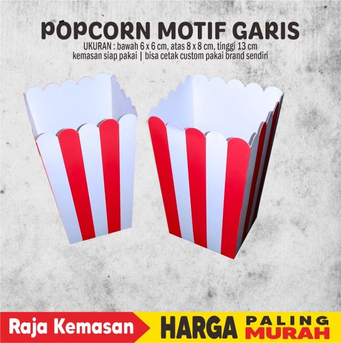 Jual Box Popcorn Garis Merah Food Grade Tbk Di Seller Shin Store ...