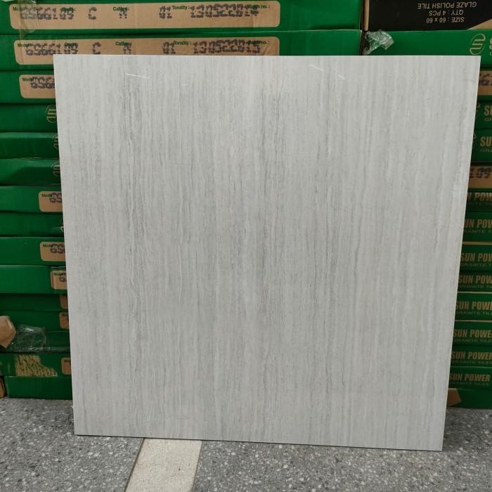Jual granit 60x60 travertine Grey Polish By sun power/kramik dinding ...