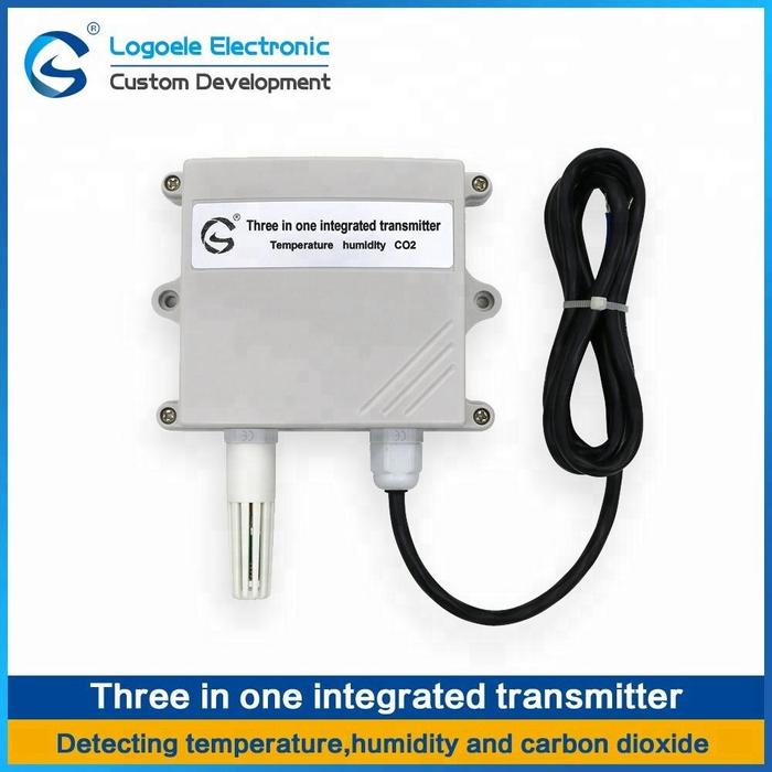 Jual RS485 Output Sensor Digital Monitor Suhu Kelembaban Co2 untuk ...