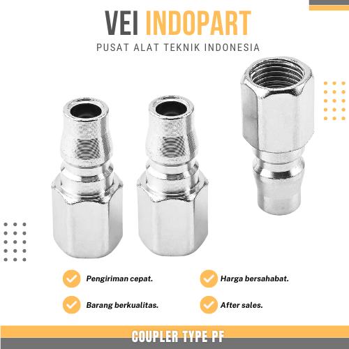 Jual Quick Coupler Angin Type PF40 drat 1/2" - Jakarta Barat - Vei ...