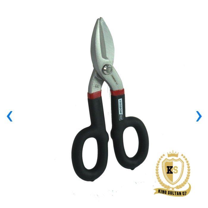Jual Krisbow Gunting Potong Plat Baja/tang Potong Straight Pattern Snip ...