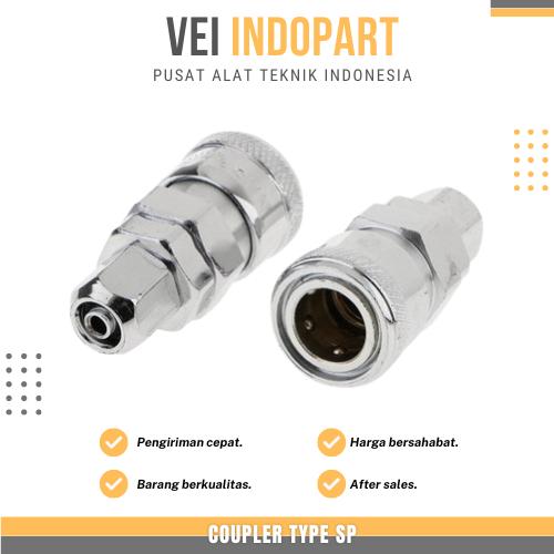 Jual Quick Coupler Angin Type SP40 drat 1/2" - Jakarta Barat - Vei ...