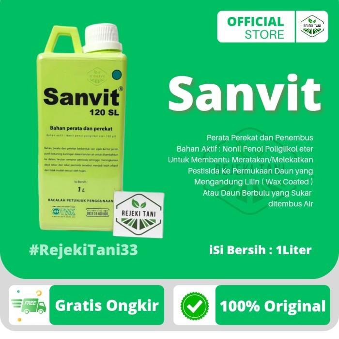 Jual Perekat Sanvit 120 SL 1 Liter Surfaktan Perata dan Pembasah ...