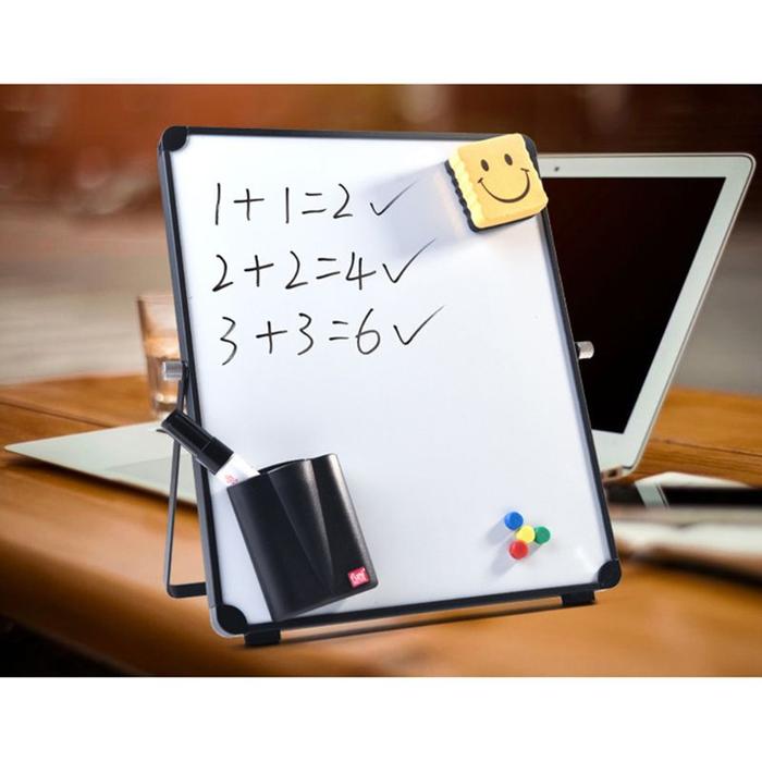Jual Erasable Whiteboard Desktop Message Board Reusable Stand Mini ...