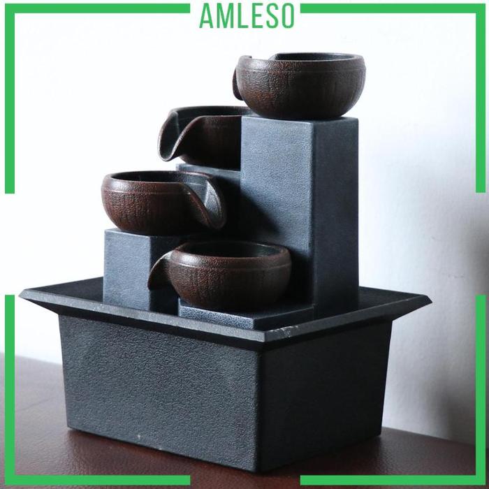 Jual [Amleso] 1pc Meja Air Mancur Feng Shui Ornamen Air Terjun Ukuran ...