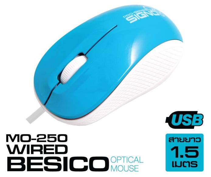 Jual SIGNO Mouse Optical Model MO-250 BLU (Optical Mouse) - Kota ...