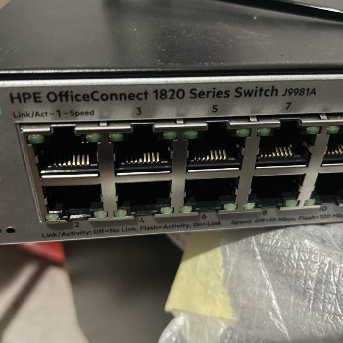 Jual HP J9981A 1820-48G 48 Port Gigabit + 4 SFP Web Managed Switch CIS ...
