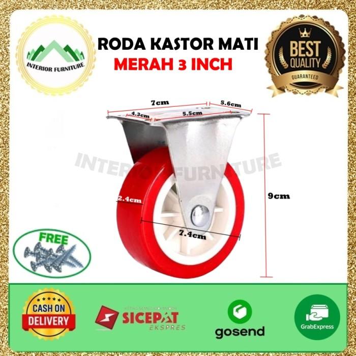 Jual Roda Troli 3 inch (HIDUP), Roda Kastor PVC Nylon Roda Etalase ...