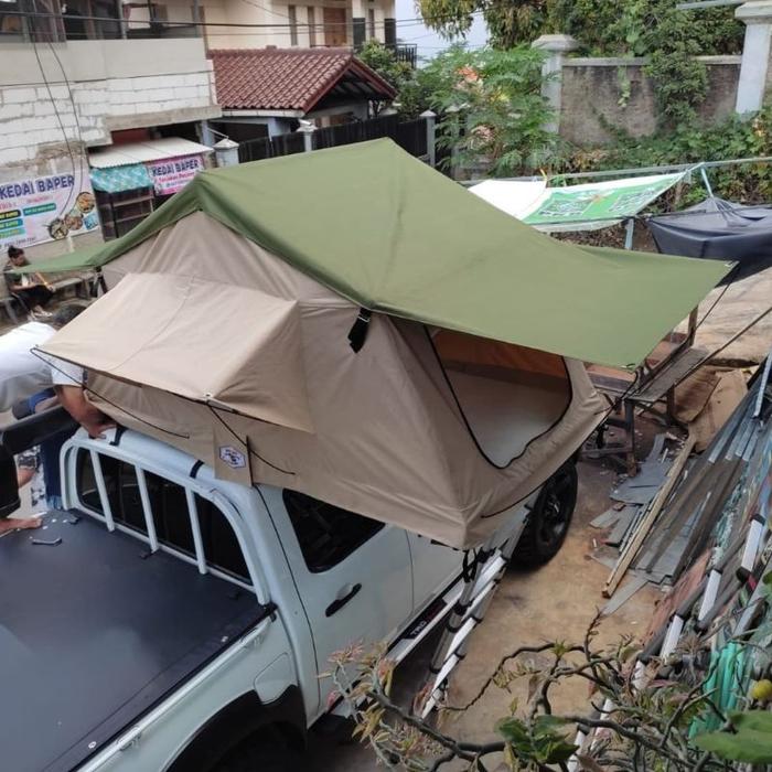 Jual READY ROOFTENT TENDA ATAP MOBIL LOKAL ROOFTOP TENT 220X120 ...