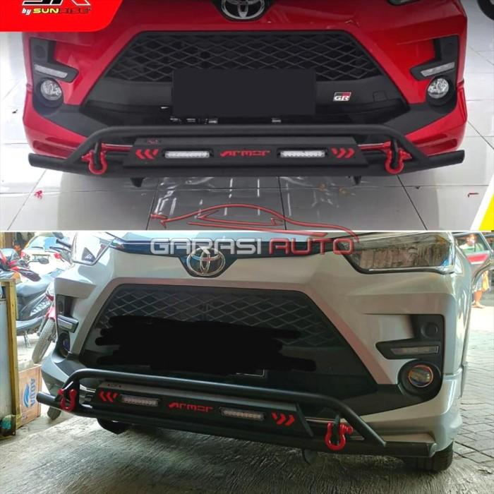 Jual Tanduk Depan Towing Bar Mobil Raize Rocky Bumper Guard Rhino Armor ...