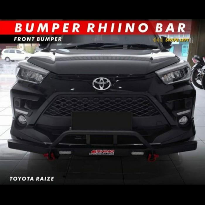 Jual Tanduk Depan Mobil Rocky - Raize Bumper Guard Towing Bar RHINO ...