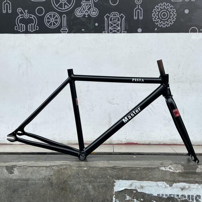 Jual FRAME FIXIE ALLOY 700C HITAM KLASIK MASTER PISTA 51 IMPOR TAIWAN ...