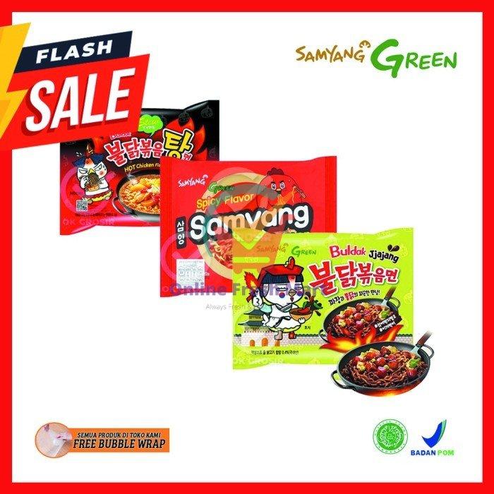 Jual Samyang Halal Green MUI Ramen / Mie Ramyun Korea (1 pcs) - Stew ...