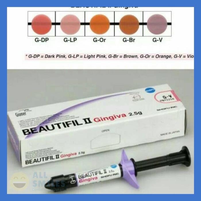 Jual Resin komposit warna gusi pink dental composite gingival gingiva ...