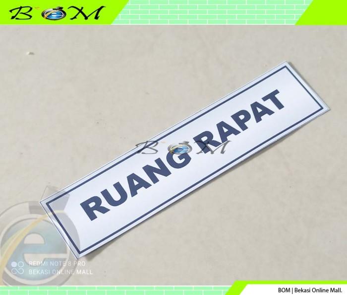 Jual stiker sticker tulisan label tempat ruangan ruang rapat - Kota ...