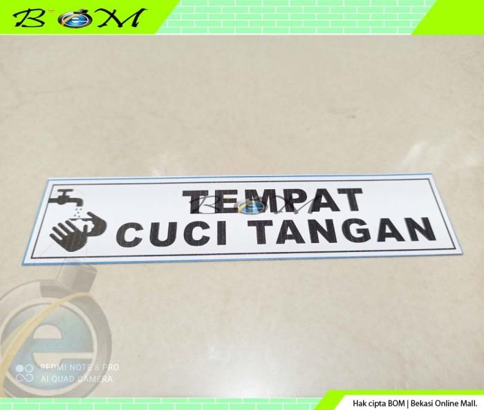 Jual stiker sticker tulisan label tempat cuci tangan - Kota Bekasi ...